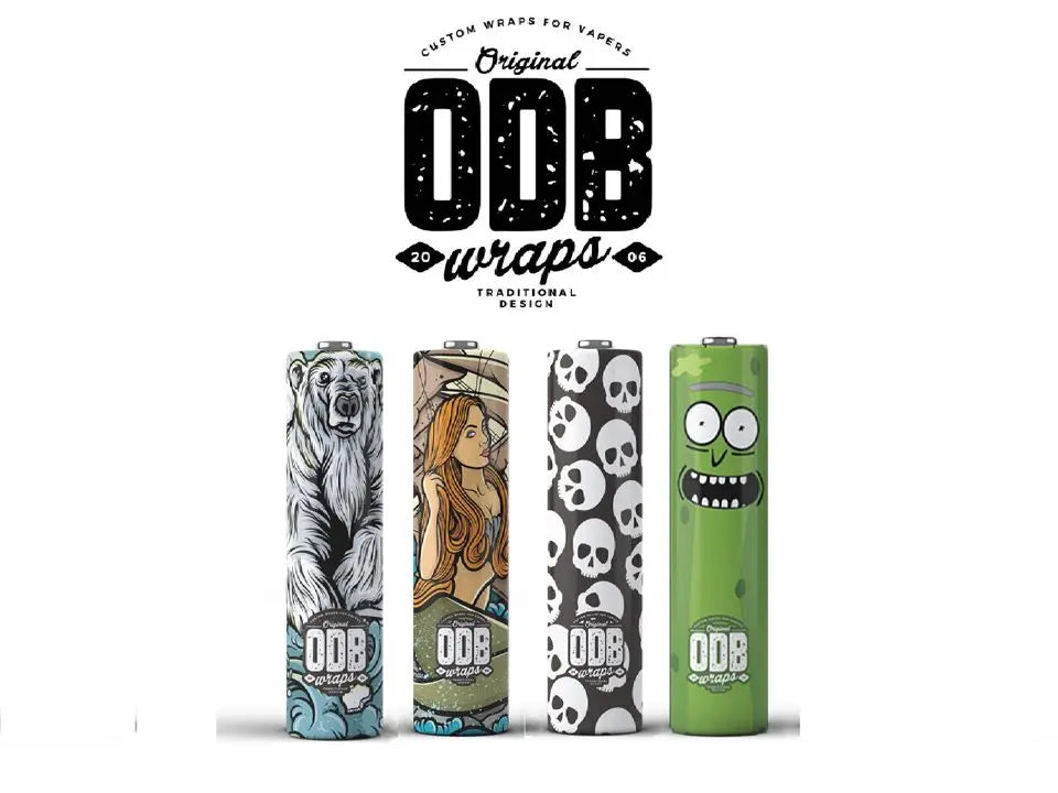 ODB Batteries Wrap 18650 - 4pcs/pack - UK Vape Kings – UK Vape Kings