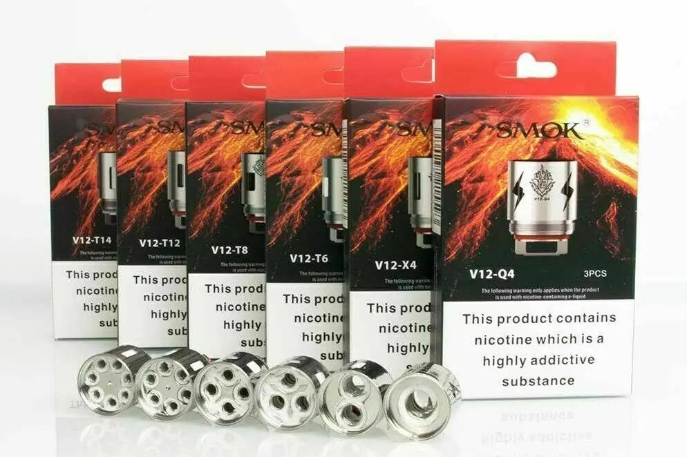 SMOK TFV12 Prince (V12 P-Tank) Replacement Coils 3pcs/pack – UK Vape Kings