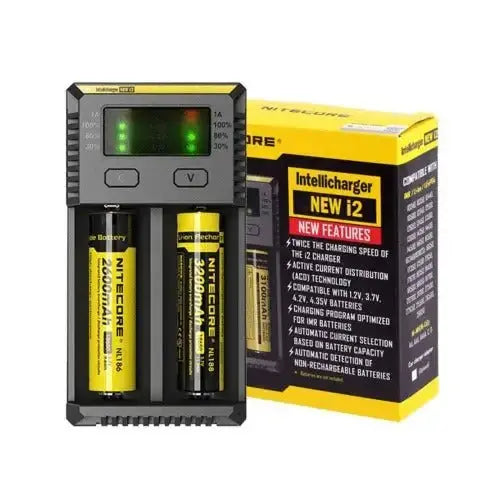 Nitecore Intellicharger NEW I2 Charger - UK Vape Kings – UK Vape Kings